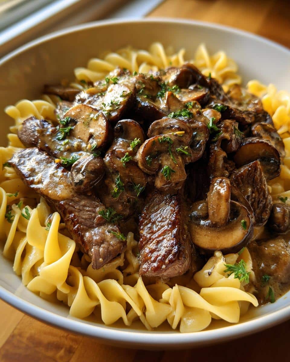 35-Minute Beef and Mushroom Stroganoff That Never Fails