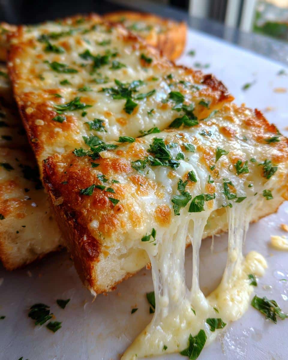 Irresistible Cheesy Garlic Bread in Just 20 Minutes