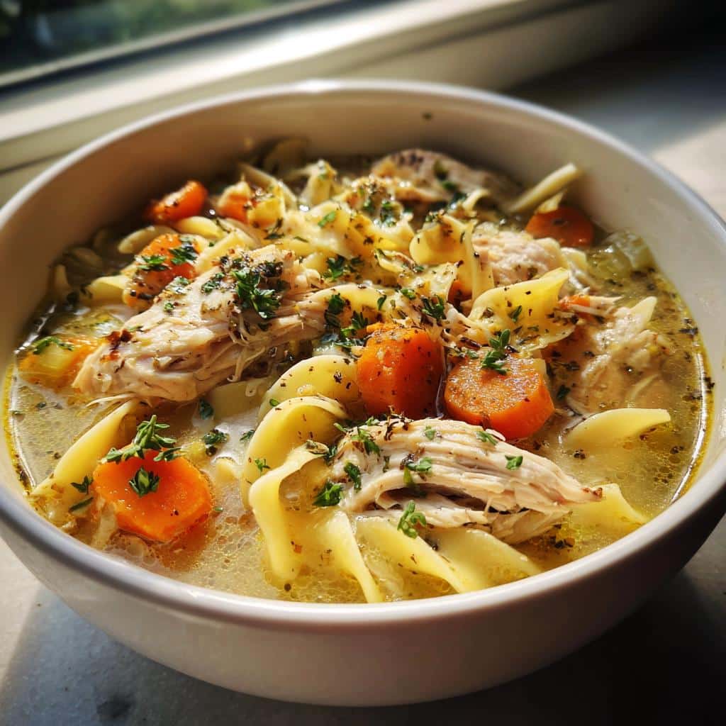 30-Minute Creamy Turkey Noodle Soup That Melts Hearts