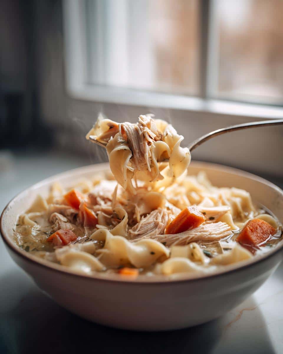 30-Minute Creamy Turkey Noodle Soup That Melts Hearts