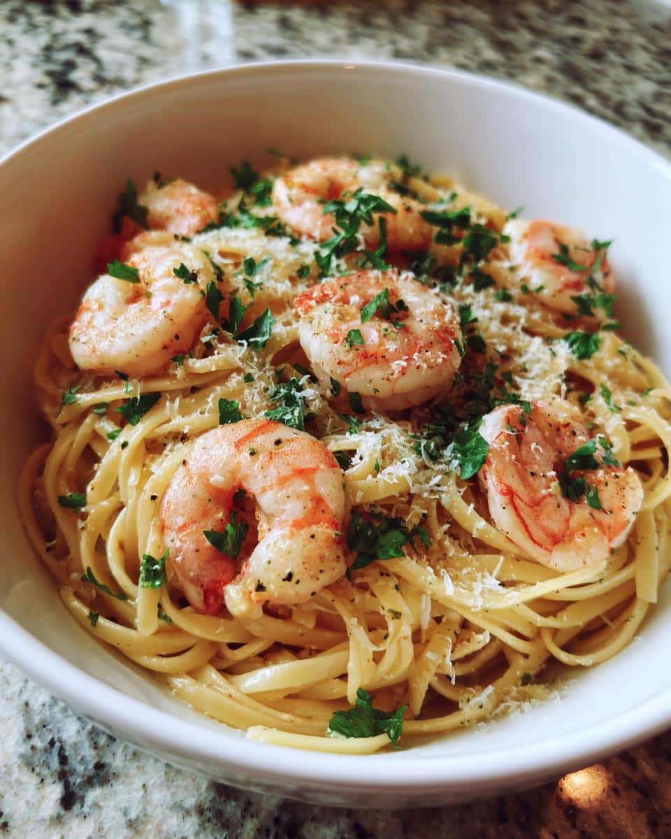 25-Minute Garlic Butter Shrimp Pasta: Easy & Irresistible