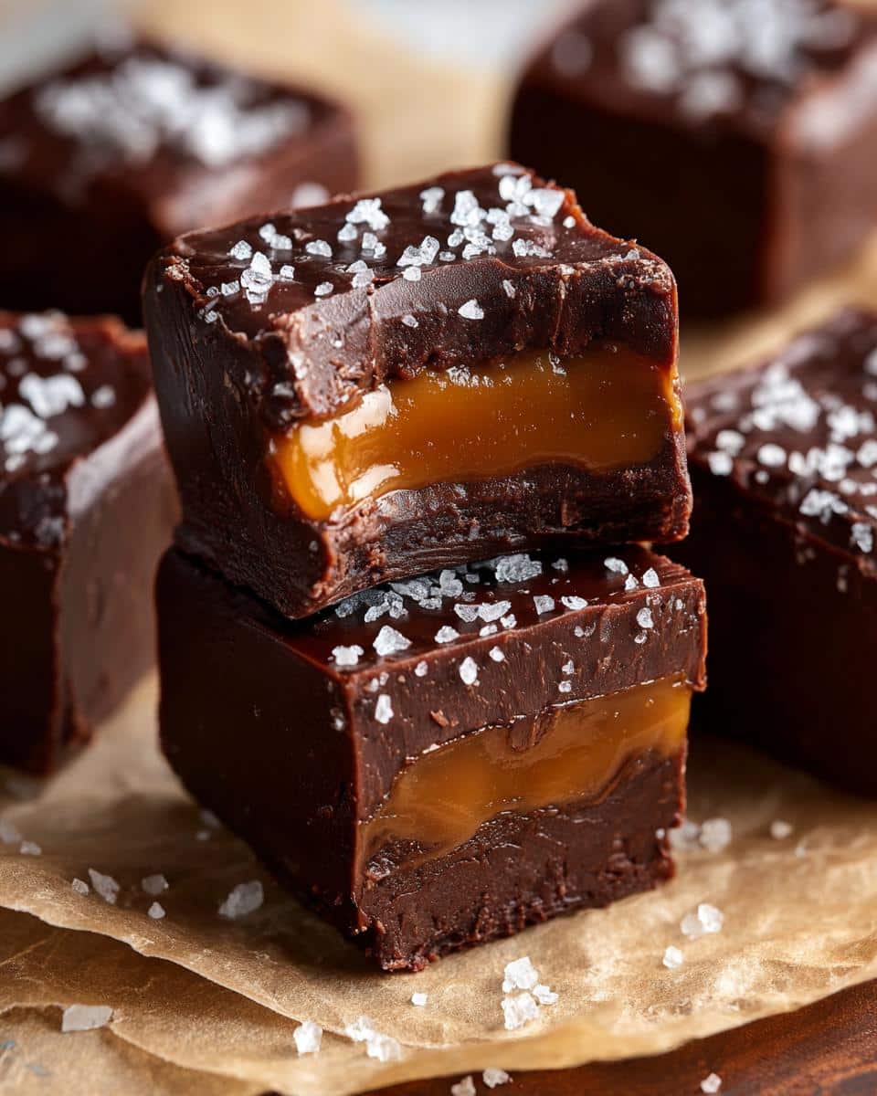 Creamy Salted Caramel Fudge in Just 4 Easy Steps