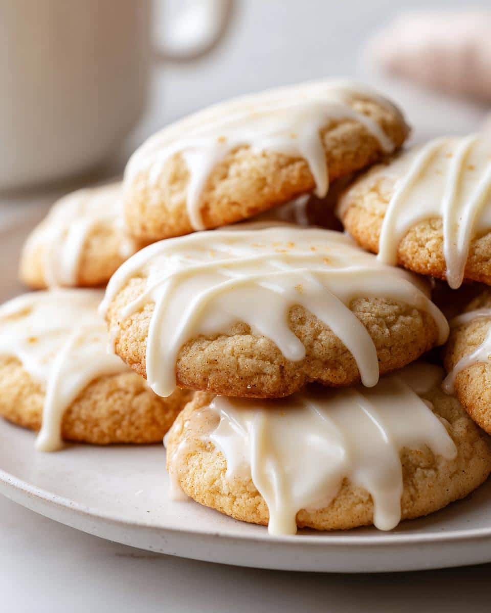 15-Minute White Chocolate Dipped Chewy Maple Cookies Bliss