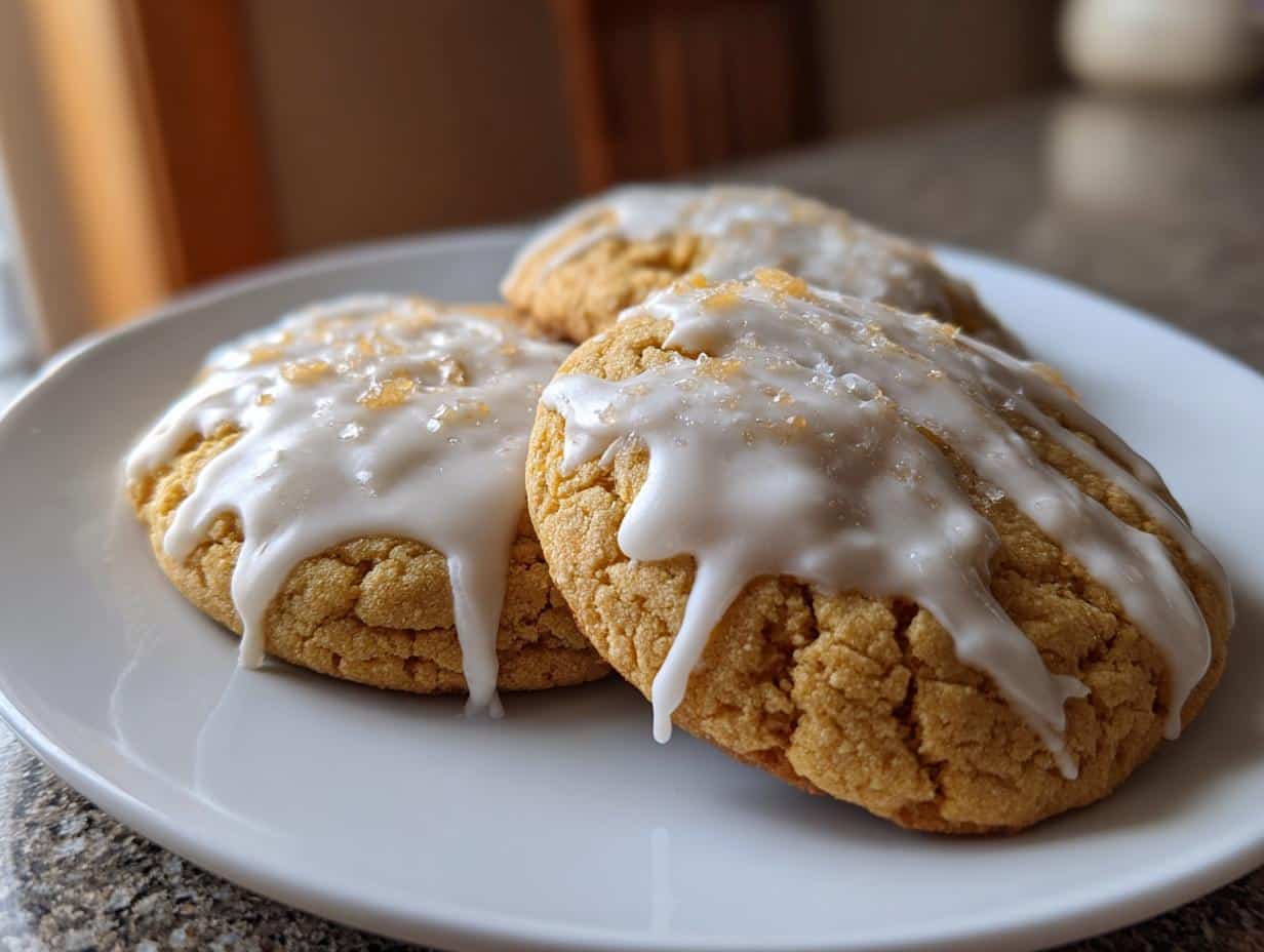 15-Minute White Chocolate Dipped Chewy Maple Cookies Bliss