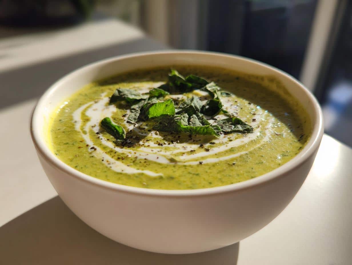 30-Minute Creamy Zucchini and Basil Soup That Wows