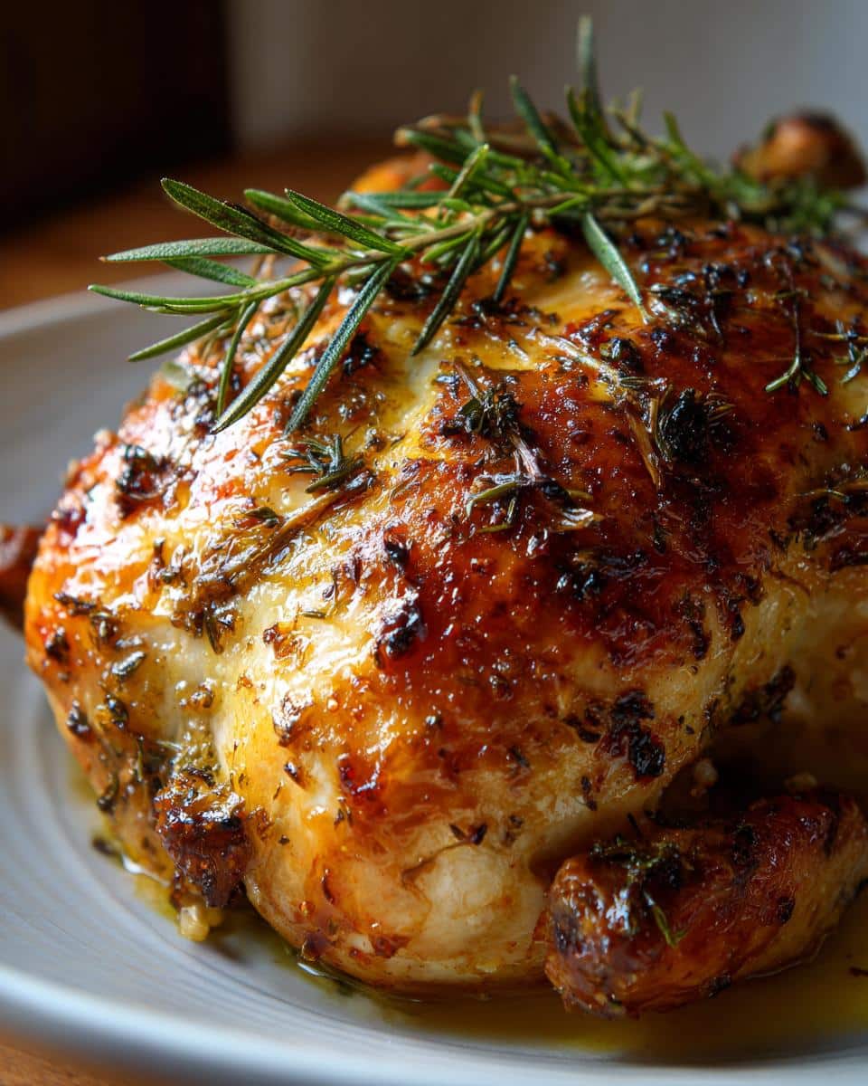Juicy Herbed Butter Roast Chicken for Two in 45 Minutes