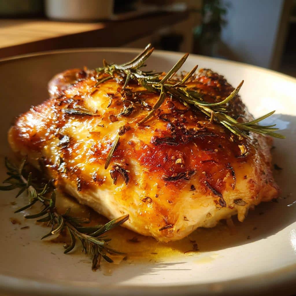 Juicy Herbed Butter Roast Chicken for Two in 45 Minutes