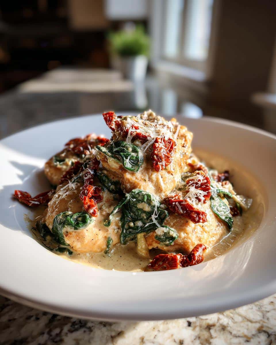 25-Minute Instant Pot Creamy Tuscan Chicken Thighs That Wow