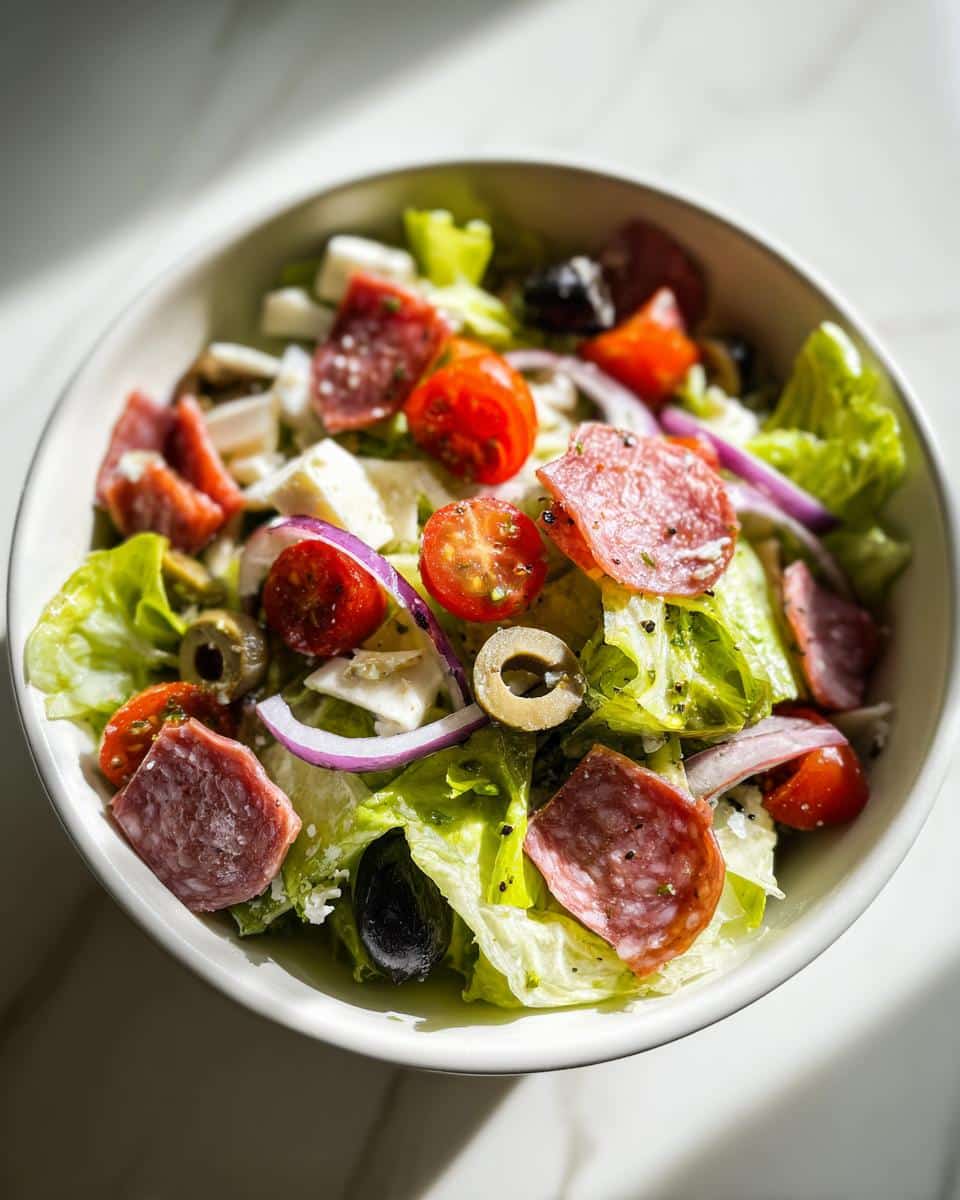 15-Minute Italian Chopped Salad with Salami and Provolone