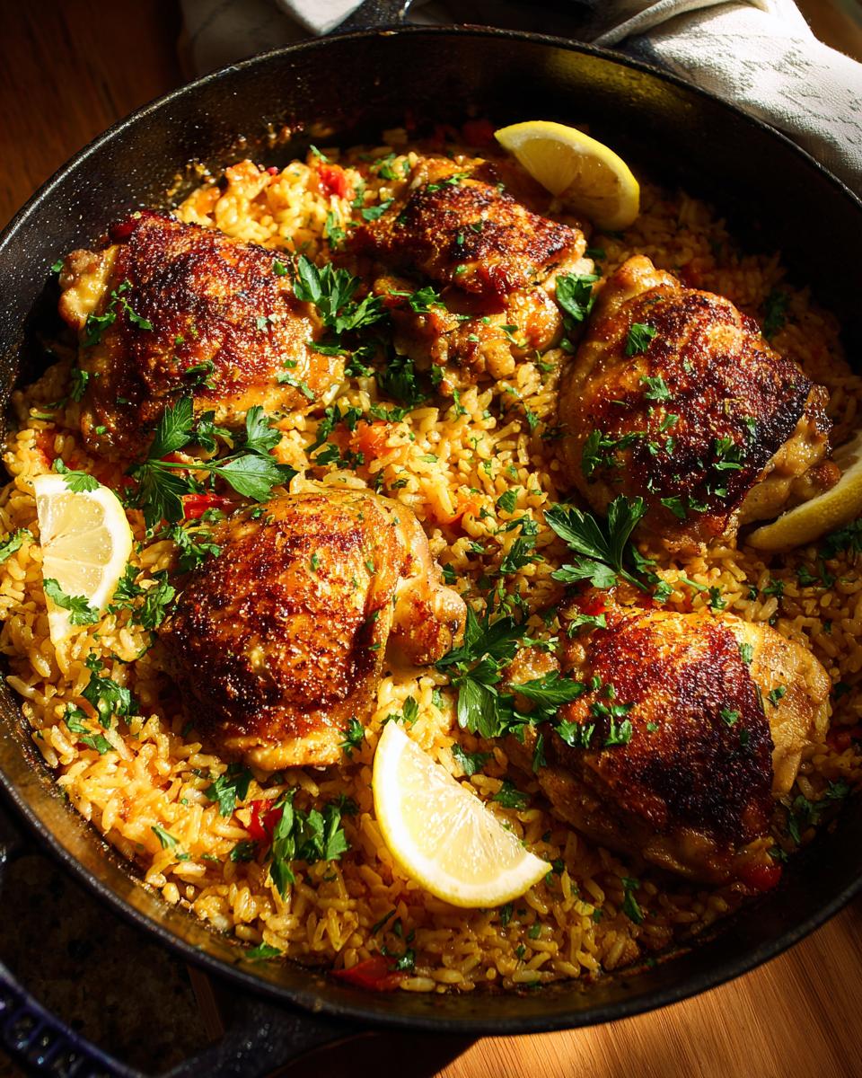 One-Pot Greek Chicken and Lemon Rice: 45-Minute Flavor Bomb