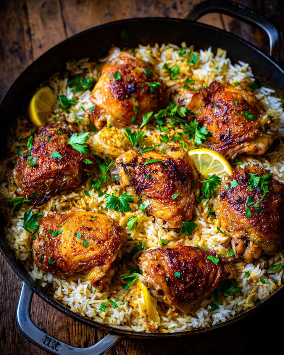 One-Pot Greek Chicken and Lemon Rice: 45-Minute Flavor Bomb