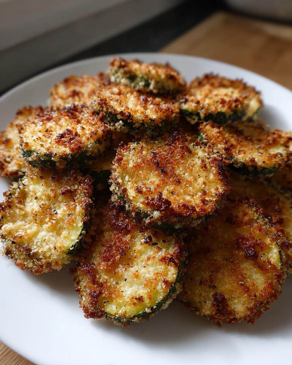 Crispy Air Fryer Breaded Zucchini Chips in Just 25 Minutes