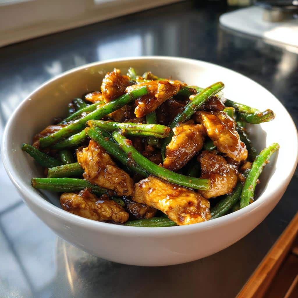 25-Minute Chicken and Green Bean Stir Fry - Easy & Delicious