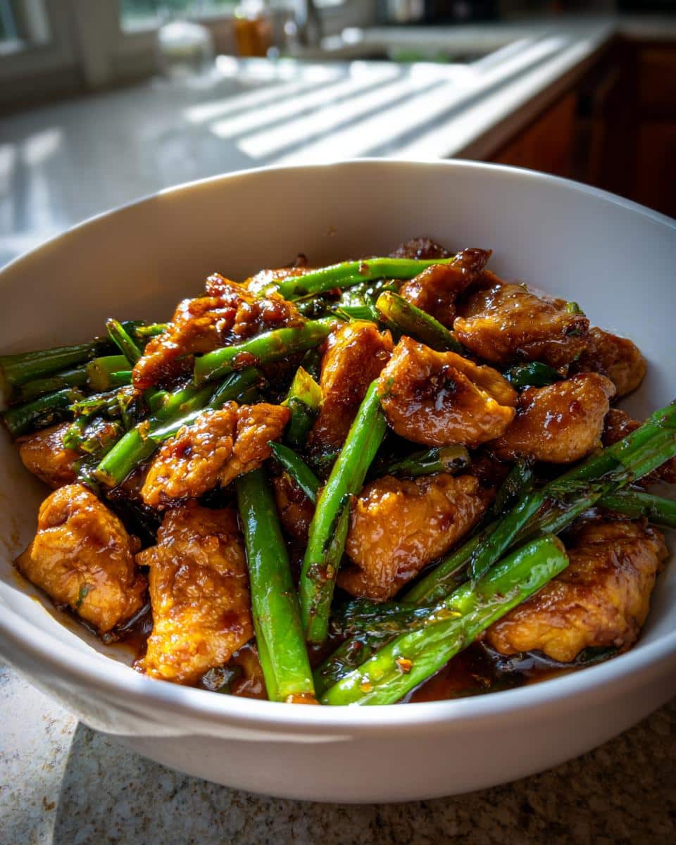 25-Minute Chicken and Green Bean Stir Fry - Easy & Delicious