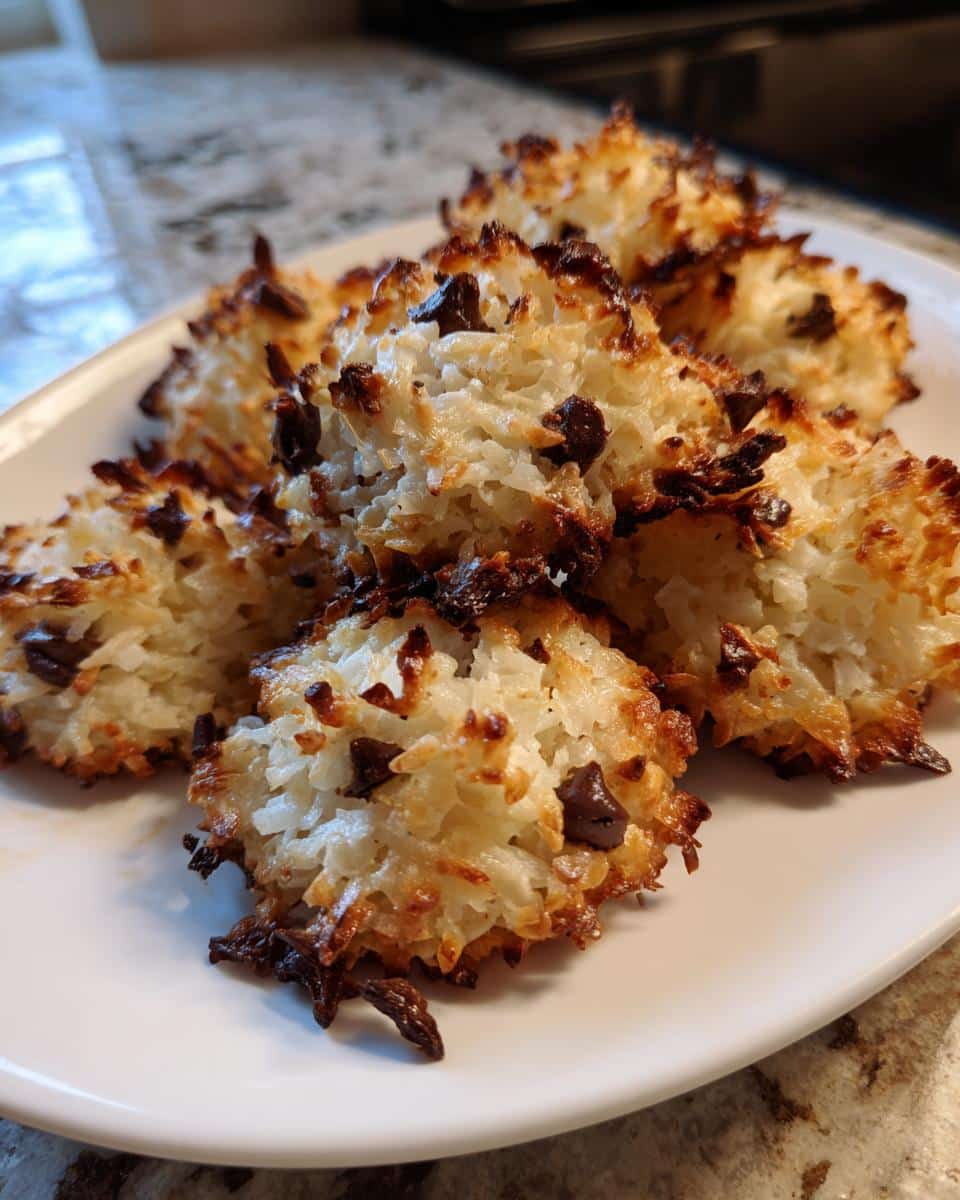 Easy Coconut Chocolate Chip Macaroons in Just 25 Minutes