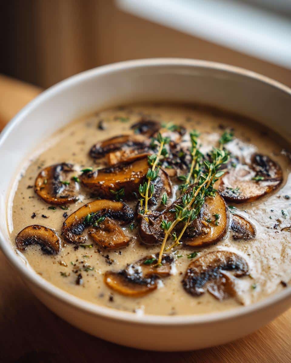Creamy Mushroom Soup with Thyme: 30-Minute Comfort Magic