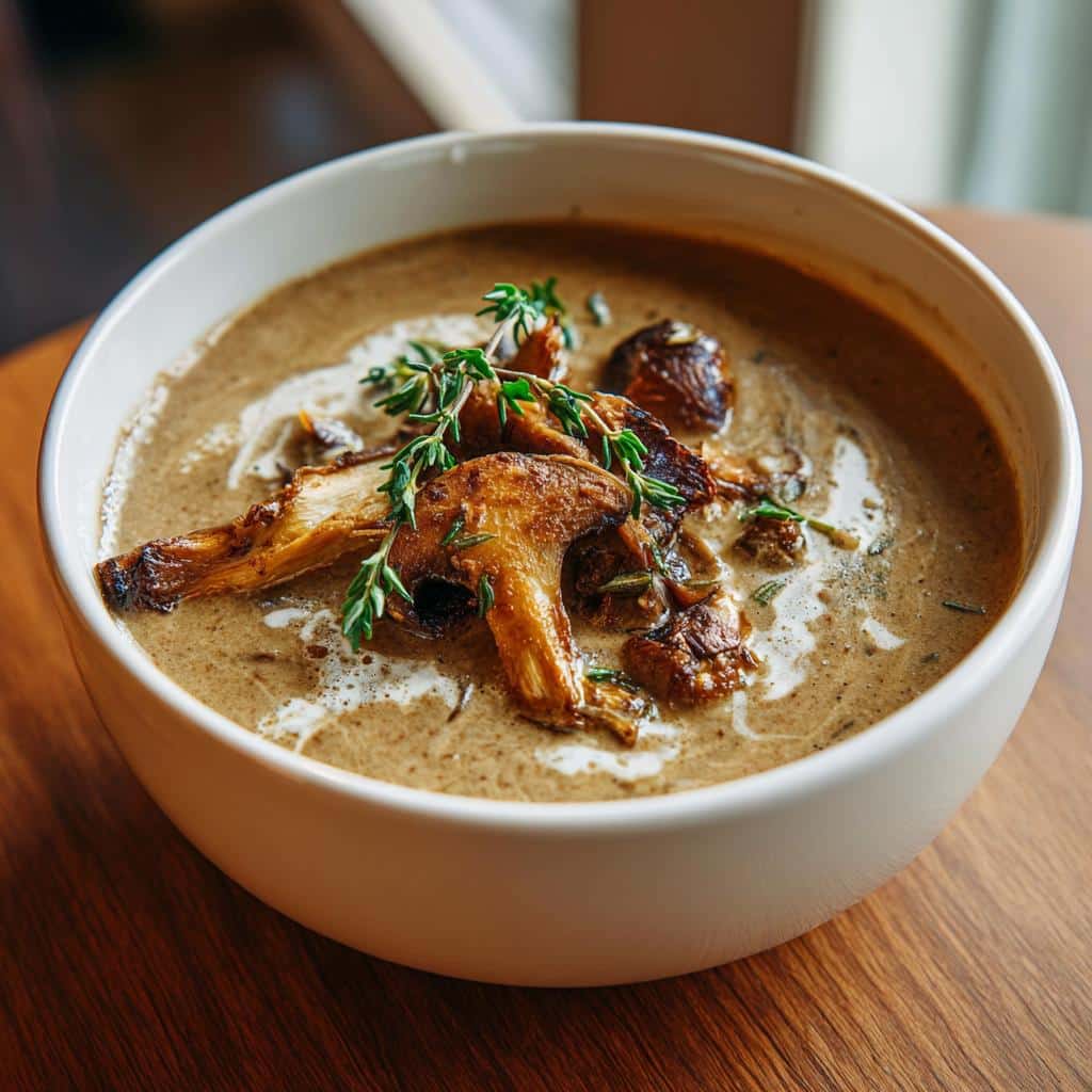 Creamy Mushroom Soup with Thyme: 30-Minute Comfort Magic