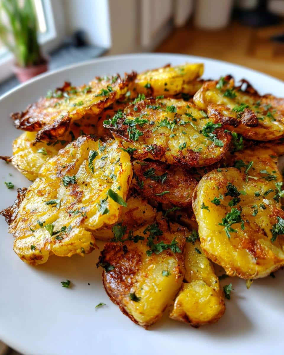 3 Secrets to Perfect Crispy Smashed Potatoes with Garlic