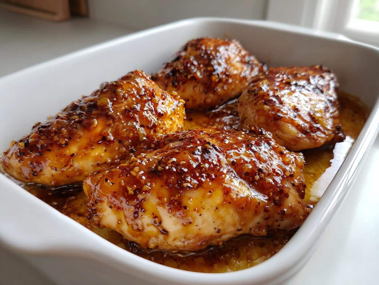 Succulent Maple Mustard Baked Chicken Breasts in 30 Minutes