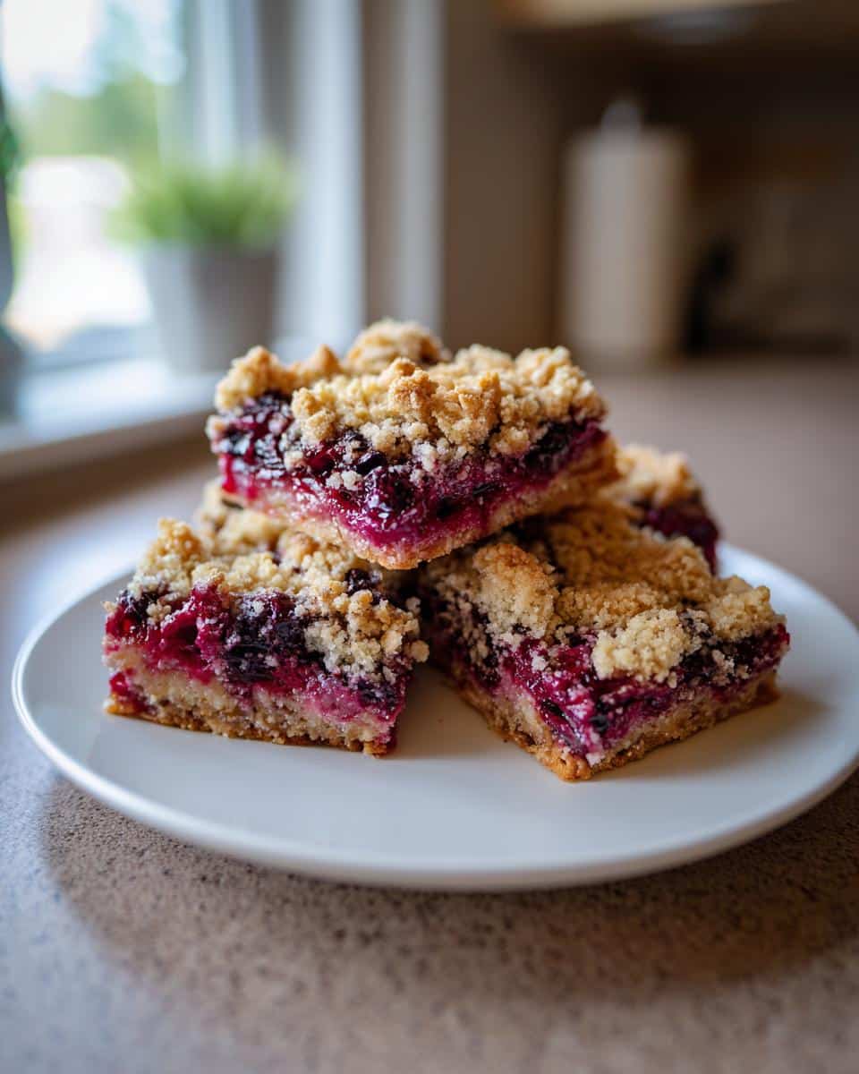 Easy Mixed Berry Crumble Bars Recipe in 5 Simple Steps