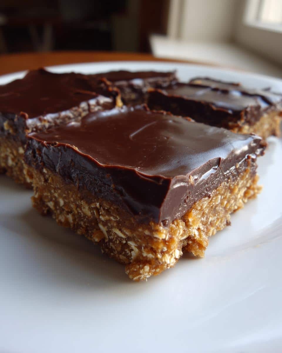 15-Minute No Bake Chocolate Peanut Butter Bars You'll Crave