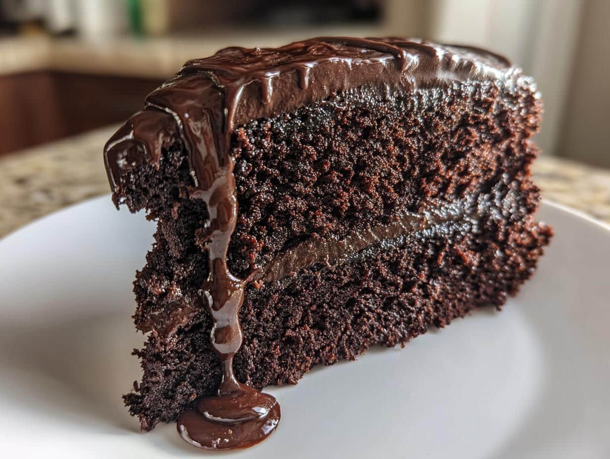 1 Bowl Chocolate Cake with Ganache - Foolproof & Decadent!