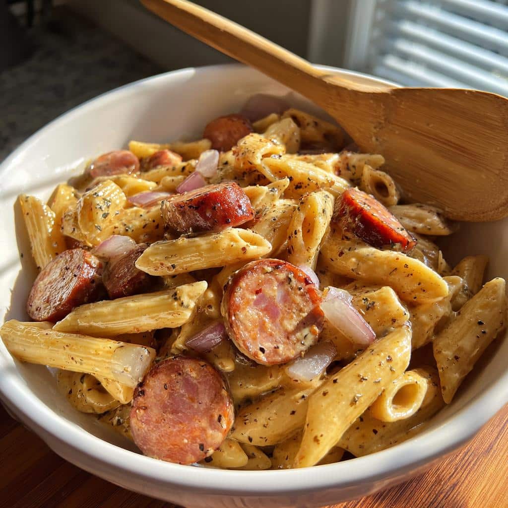 30-Minute One Pot Cajun Sausage Pasta - Easy & Irresistible