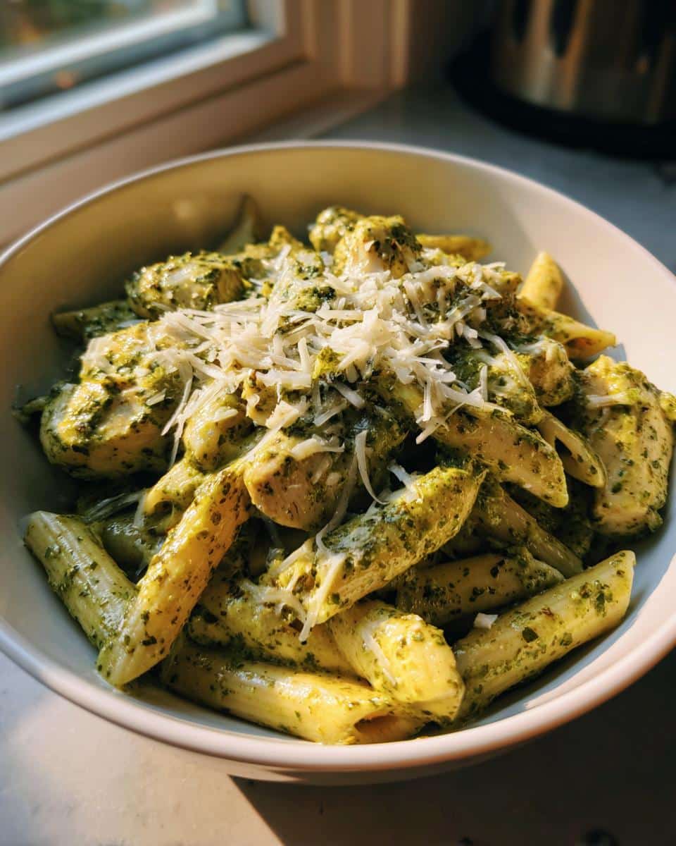30-Minute One Pot Creamy Pesto Chicken Pasta Perfection