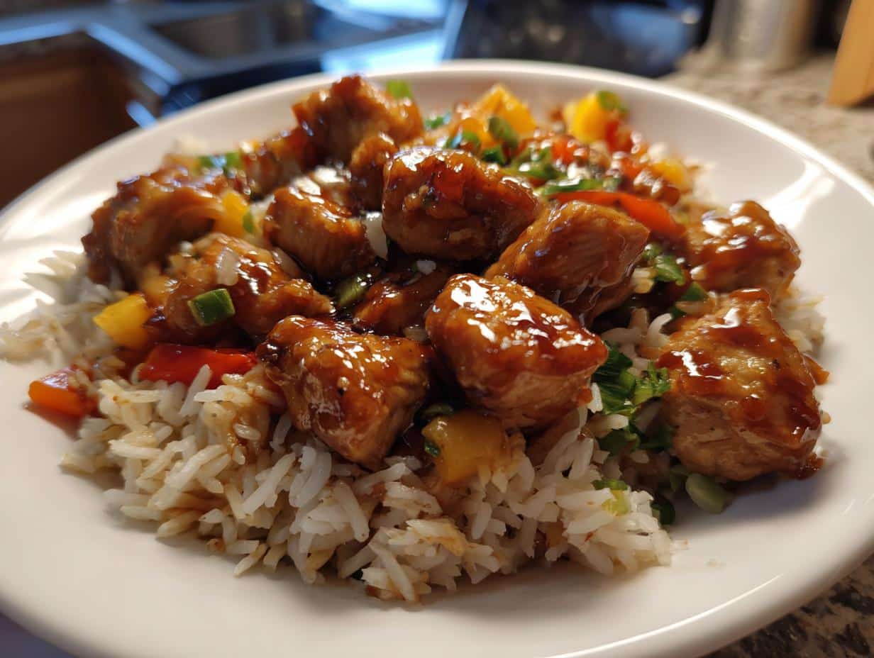 35-Minute One Pot Teriyaki Chicken Rice That Never Fails