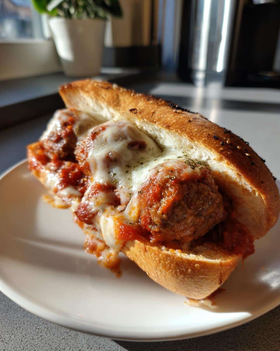 Juicy Oven Baked Meatball Subs in 30 Minutes