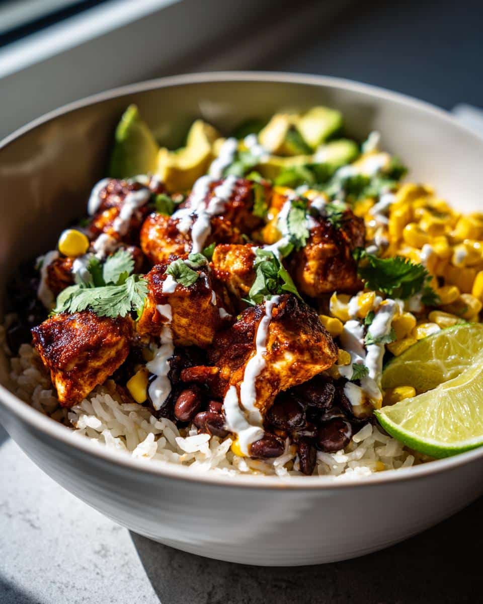 Easy Skillet Chicken Burrito Bowls Ready in 30 Minutes