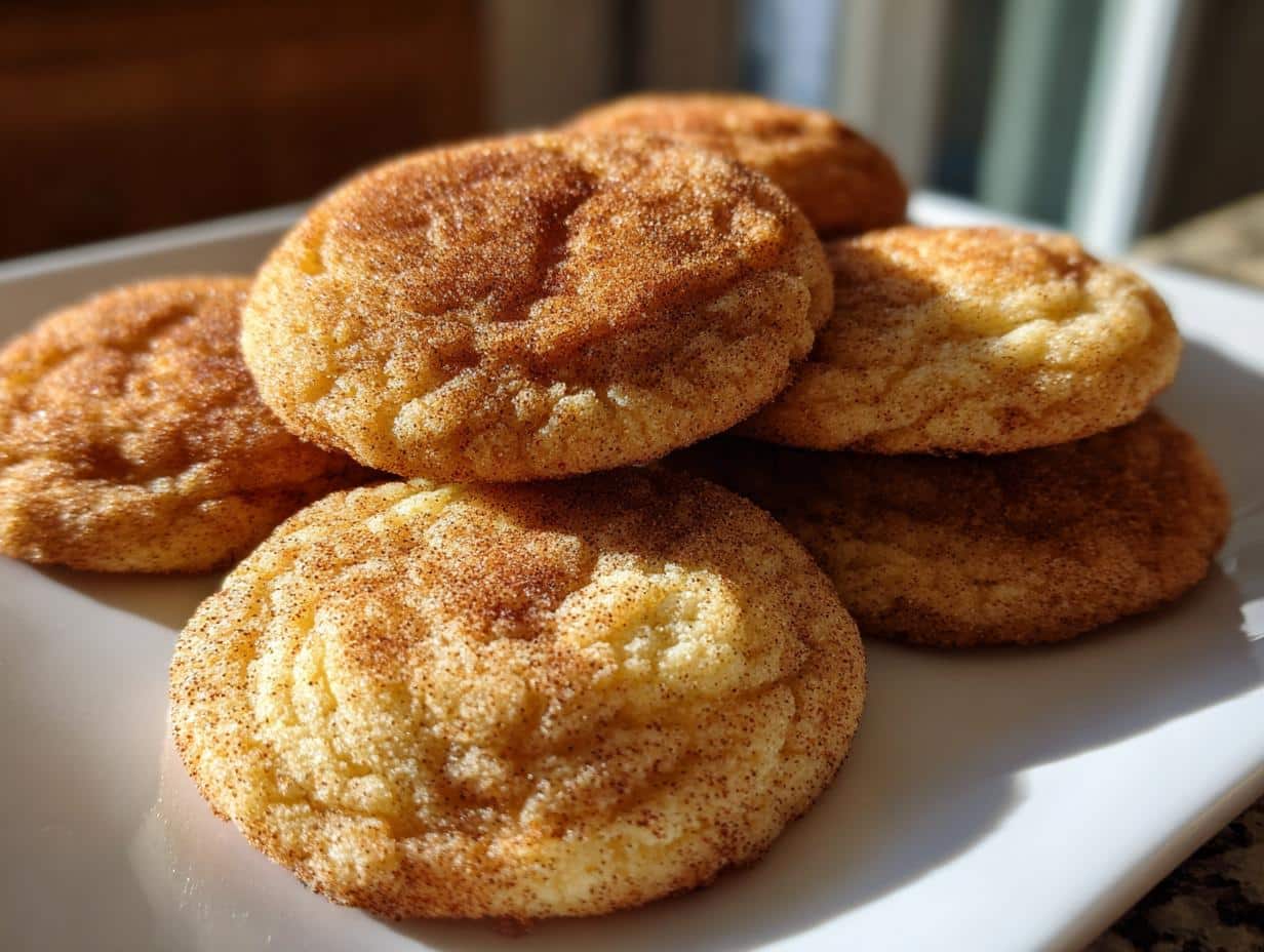 Soft Snickerdoodle Cookies with Cinnamon Sugar in 30 Minutes