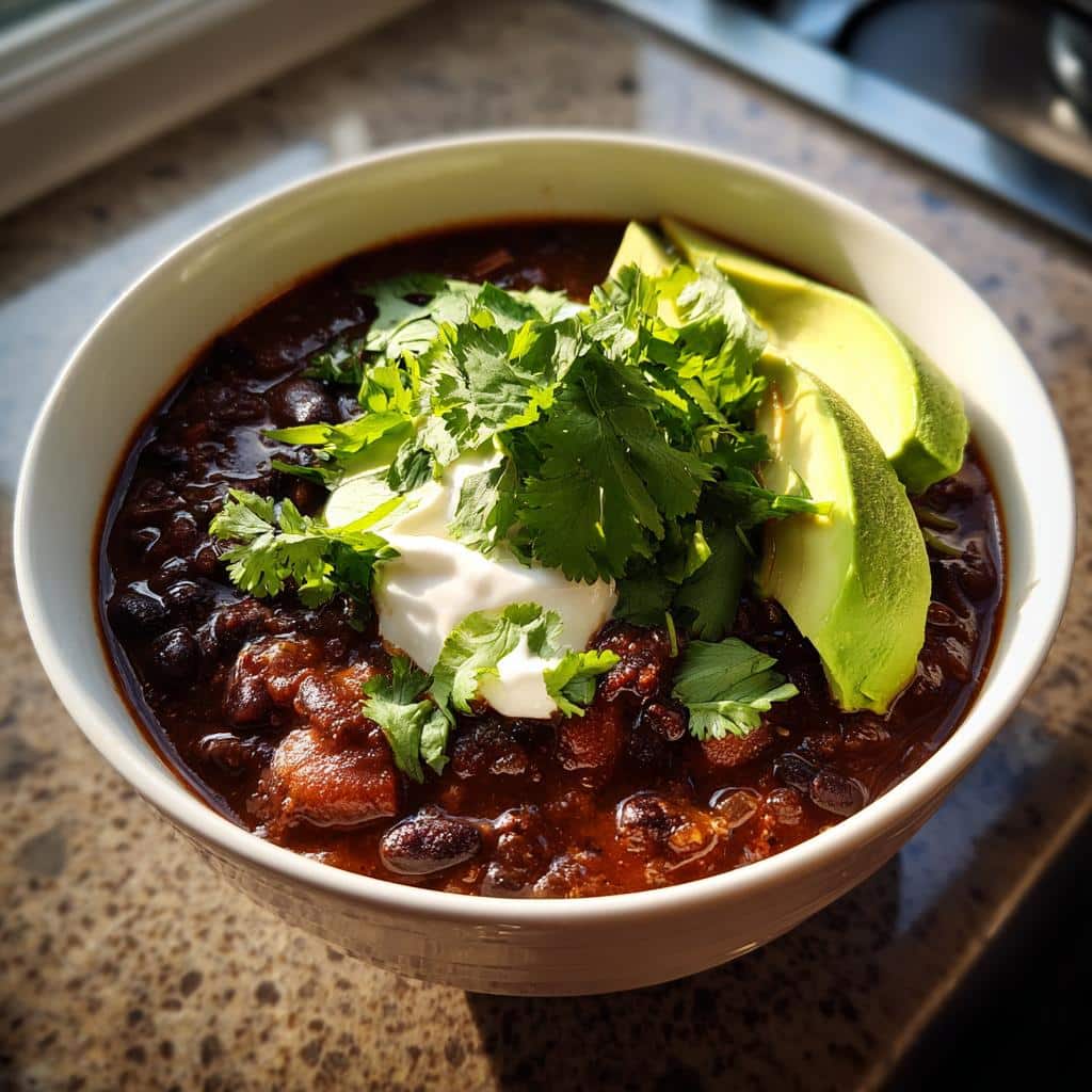 30-Minute Spicy Black Bean Soup with Lime - Bold & Easy