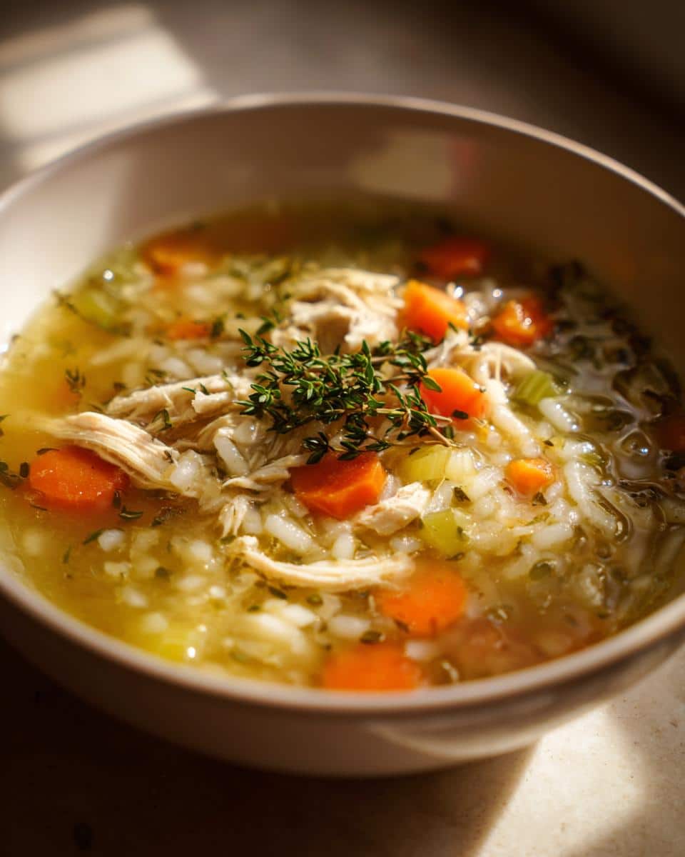 35-Minute Turkey and Rice Vegetable Soup - Comfort in a Bowl