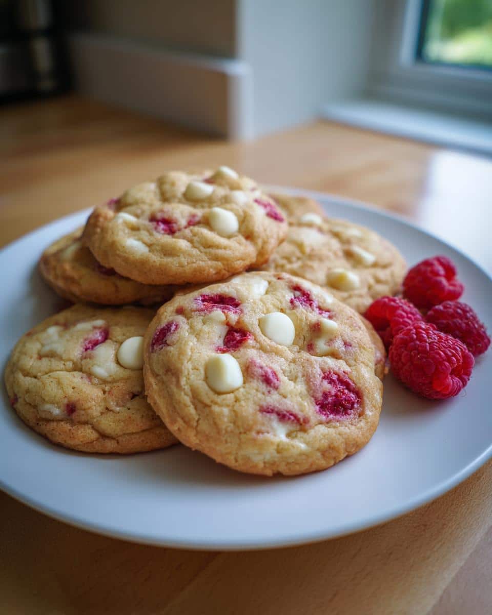 Irresistible White Chocolate Raspberry Cookies in 30 Minutes
