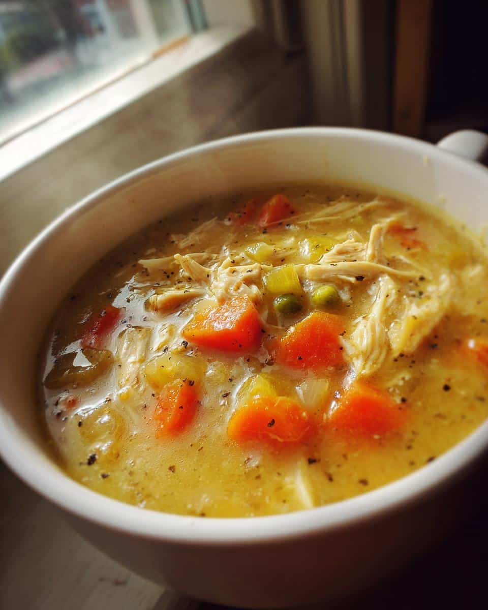 Creamy Chicken Pot Pie Soup Recipe for Dinner in 40 Minutes