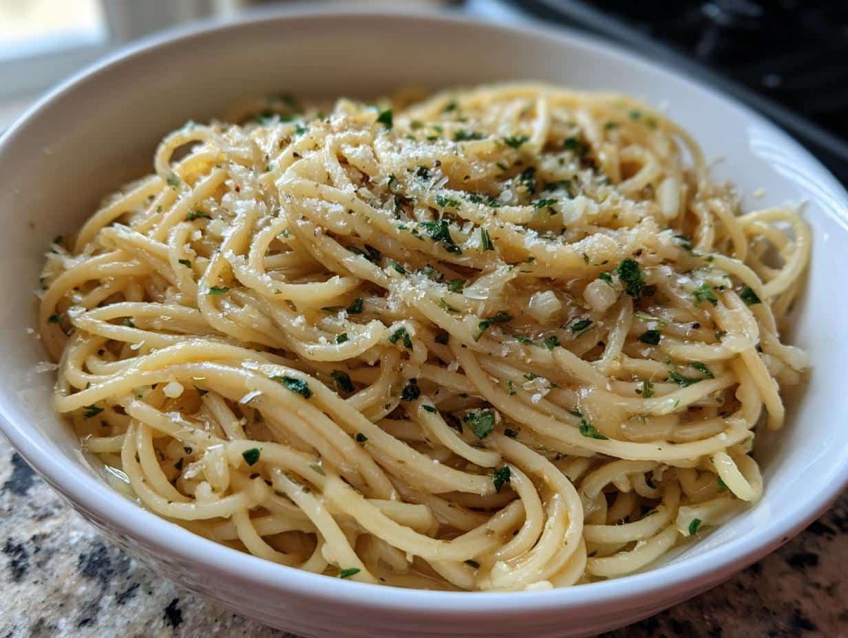 Irresistible 15-Min Creamy Garlic Butter Pasta Recipe