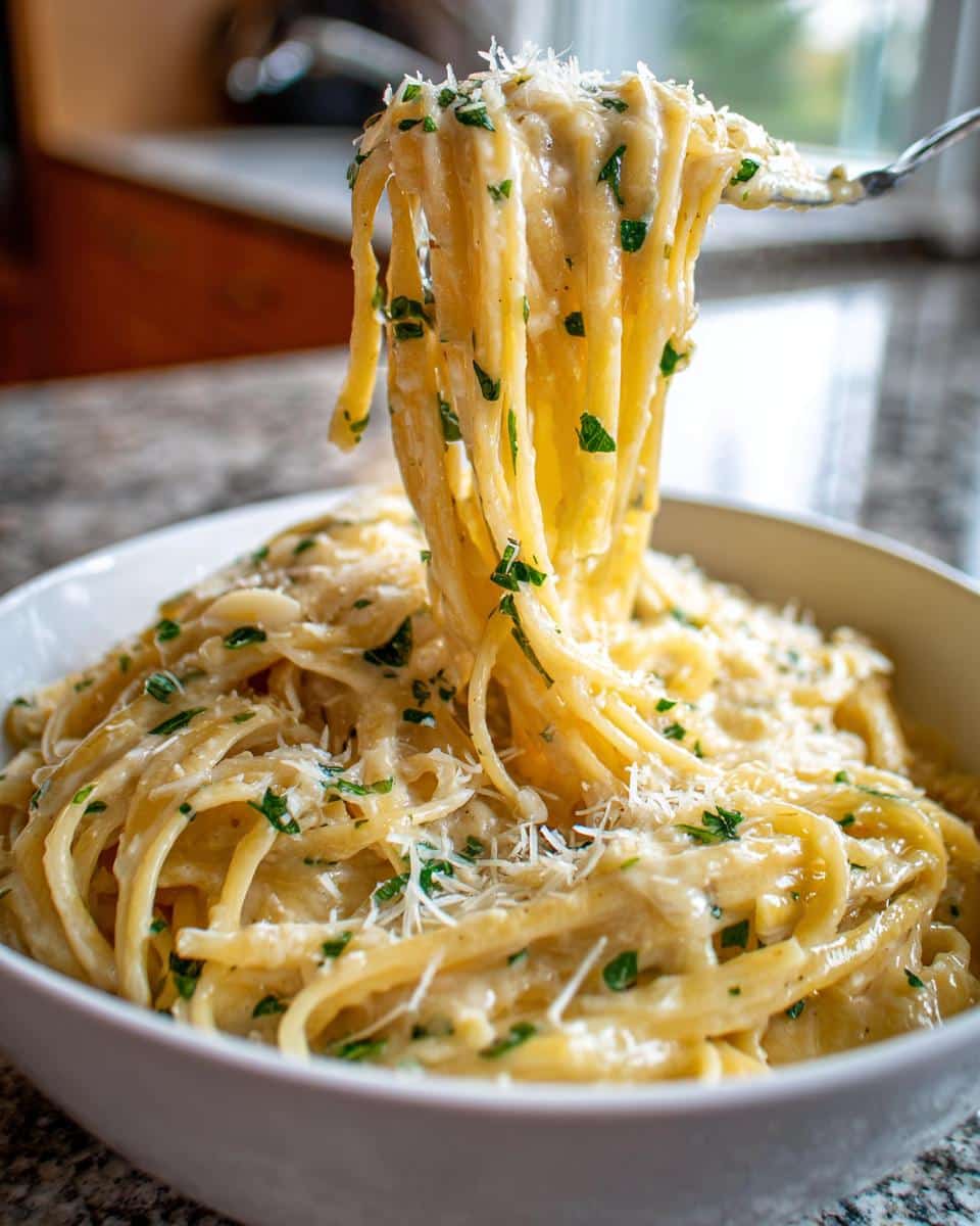 Irresistible 15-Min Creamy Garlic Butter Pasta Recipe