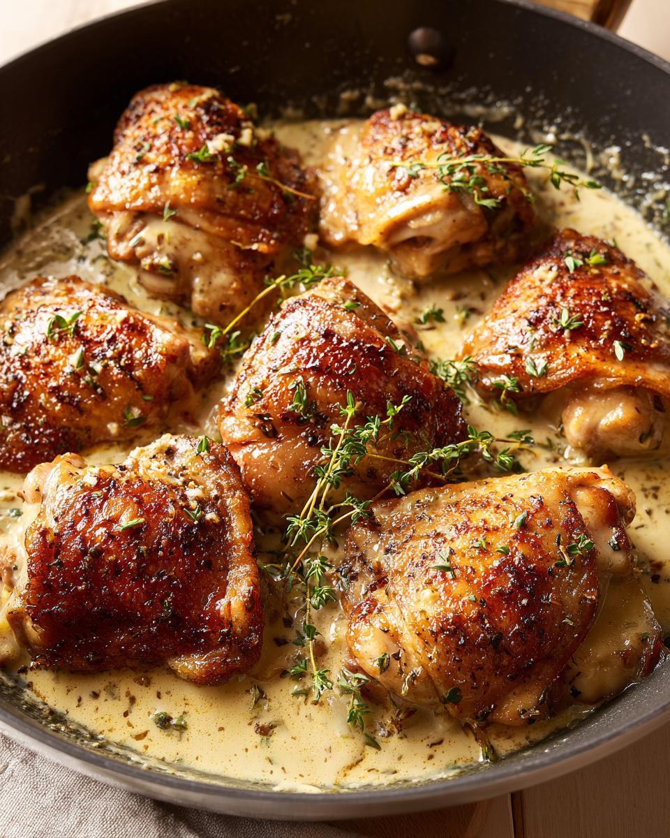 6-Ingredient Creamy Genius Chicken Thighs That Never Fail