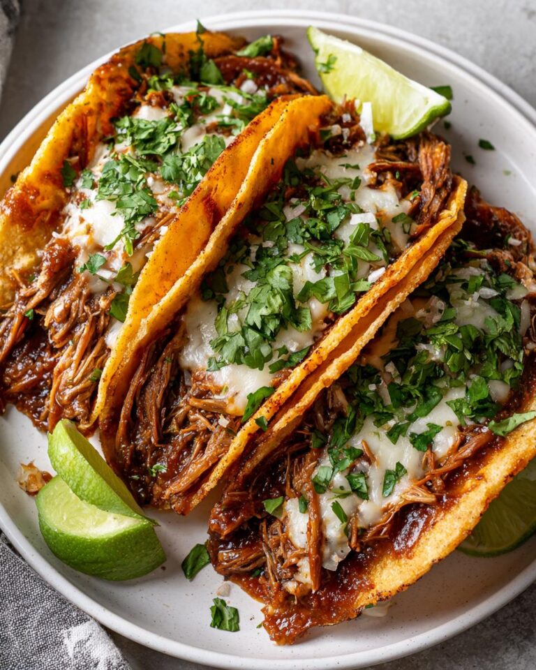 3-Ingredient Melt-in-Your-Mouth Crockpot Birria Tacos Recipe